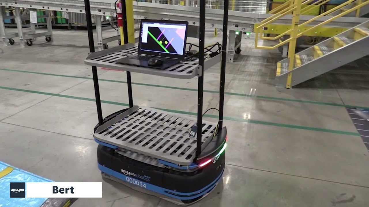 Ernie, Bert, Scooter y Kermit: los nuevos robots autónomos de Amazon