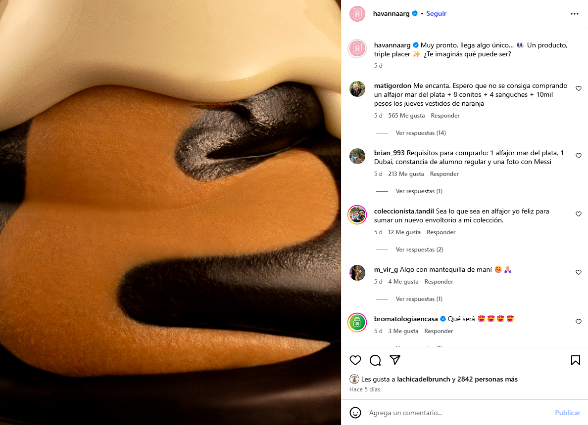 Havanna lanzó un nuevo Havannet: triple placer y mucho chocolate